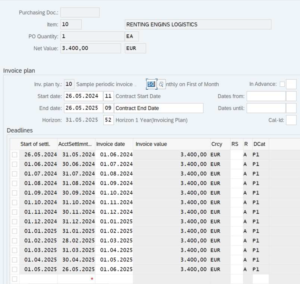 Creating an automatic Periodic Invoicing Plan in SAP MM - SAP Quick ...