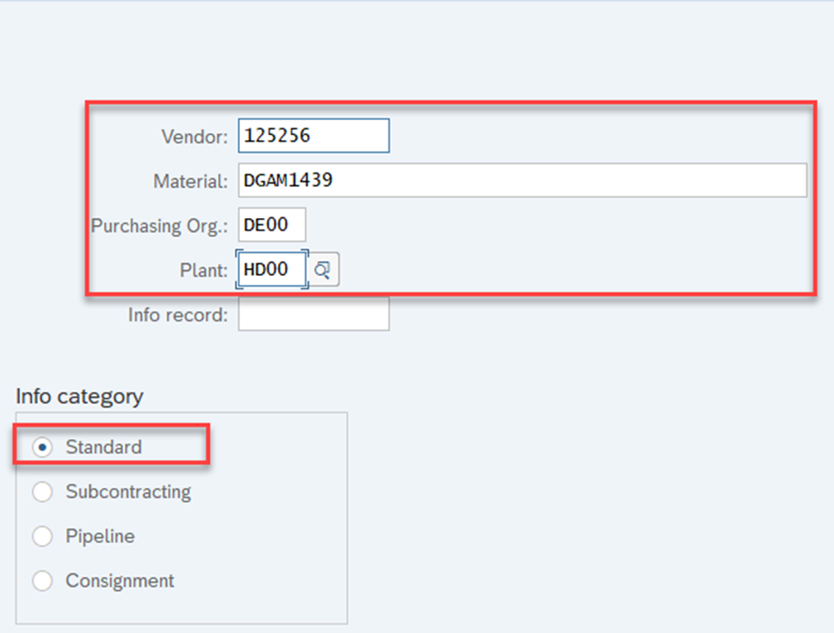 Purchasing Info Records - SAP Quick Start Academy